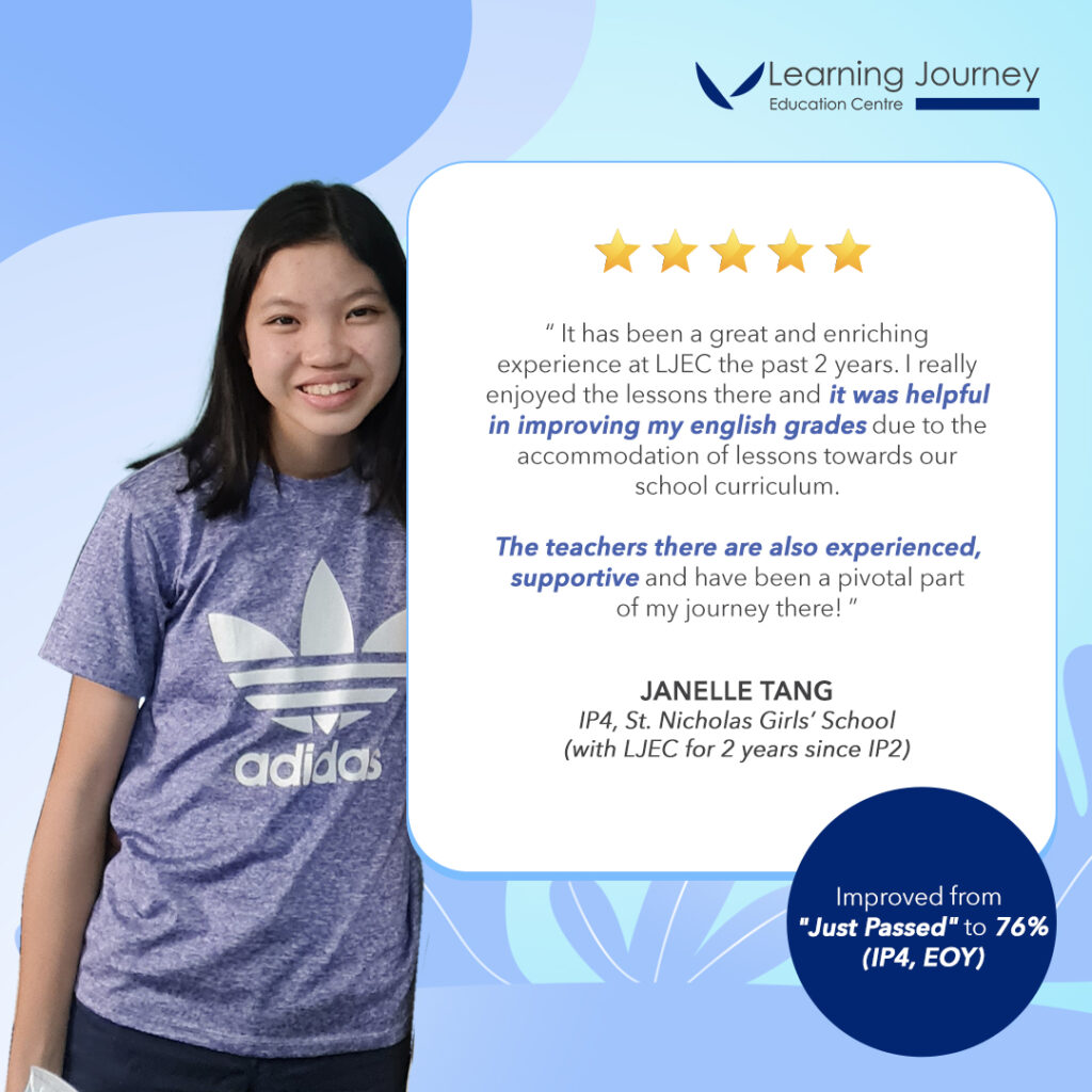 JANELLE TANG - English Tuition Programmes Singapore | English Holiday ...