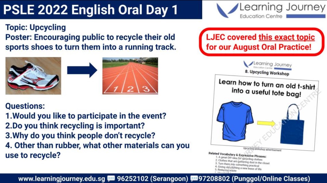 PSLE/Primary English Oral Preparation workshop - English Tuition ...