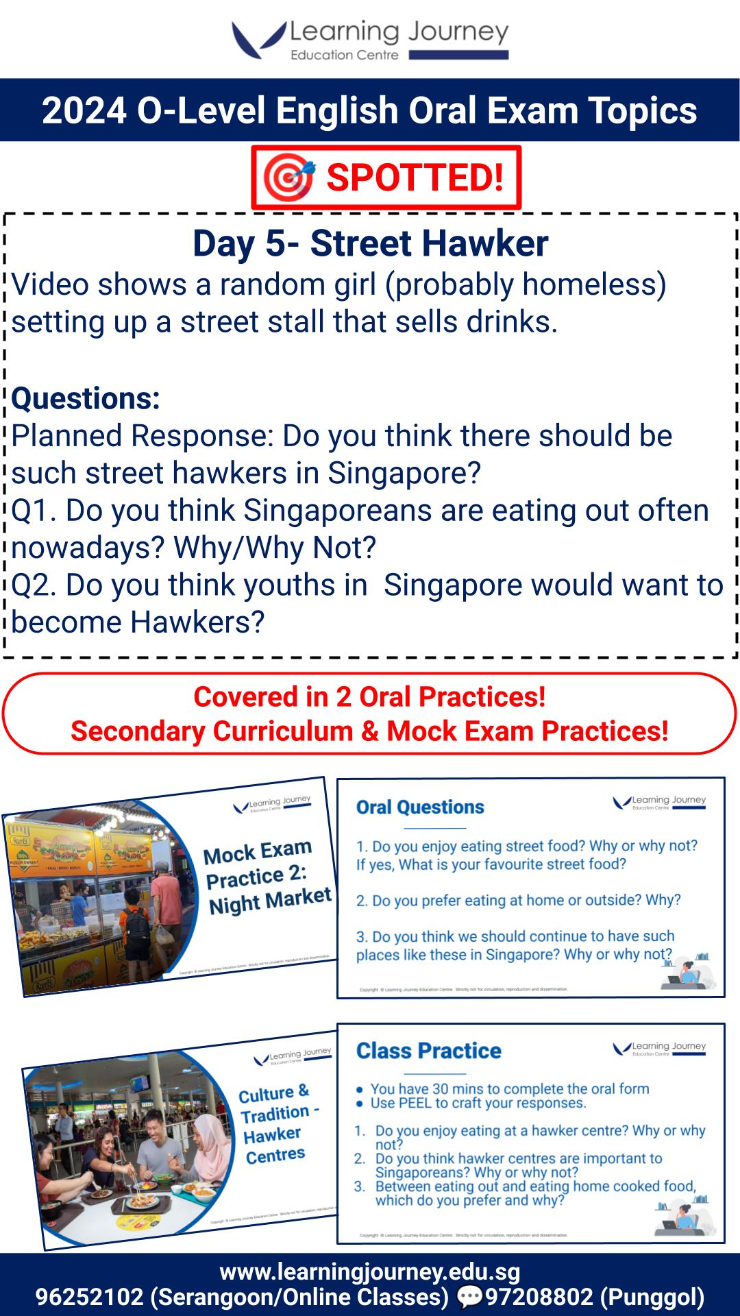 2024 GCE O Level English Oral Topics and Questions - English Tuition ...