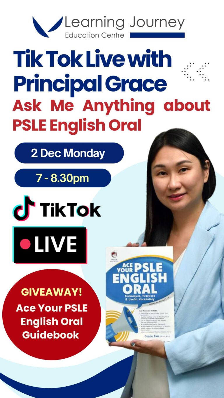 TikTok Live with Principal Grace: Ask Me Anything about PSLE English Oral - English Tuition ...
