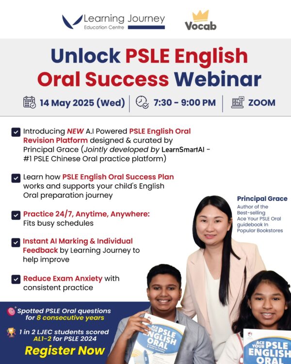 Free Webinar: Unlock PSLE English Oral Success - English Tuition ...