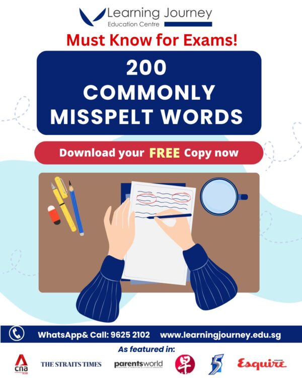 Free Download - 200 Commonly Misspelled Words - English Tuition ...