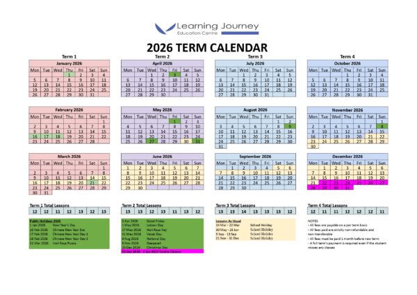 2026 Class schedules - English Tuition Programmes Singapore | English ...